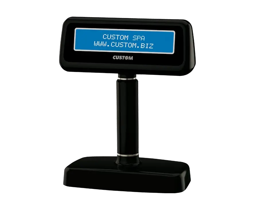 QD CUSTOMER DISPLAY Backlit graphic LCD display - Barcodes for Business